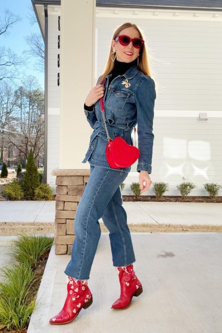 20+ Red Boots Outfits to Stand Out in Any Crowd