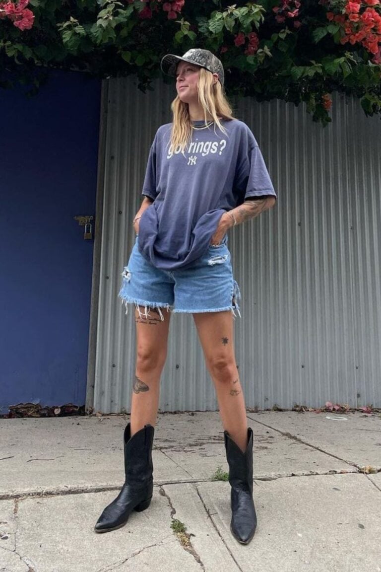 Cowboy Boots with Shorts: 15 Chic Outfits for the Modern Cowgirl