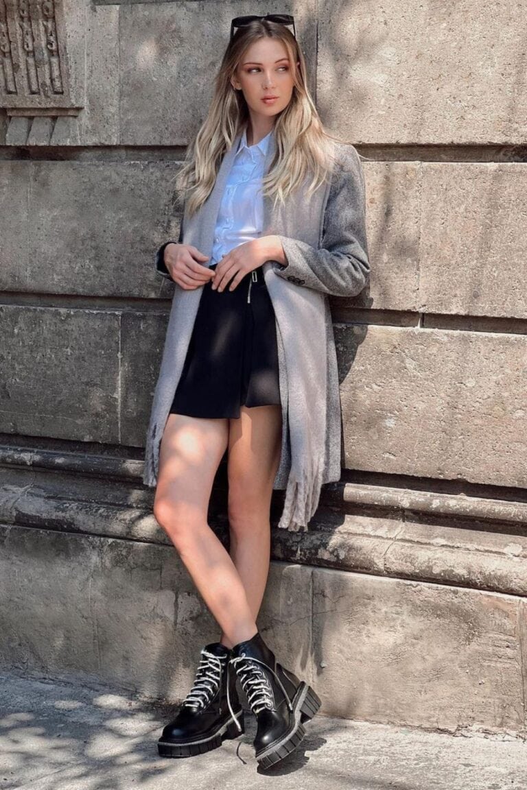 20 Chic and Edgy Combat Boots Outfits for Every Occasion