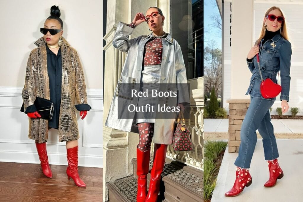 20+ Red Boots Outfits to Stand Out in Any Crowd