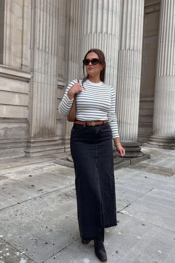 17 Modern Midi Skirt Outfits for Every Occasion