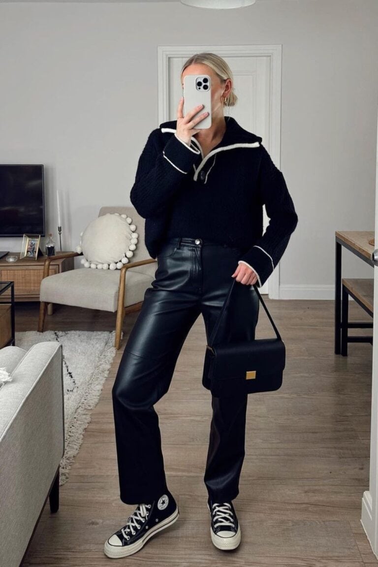 19 Incredibly Chic Black Pants Outfits