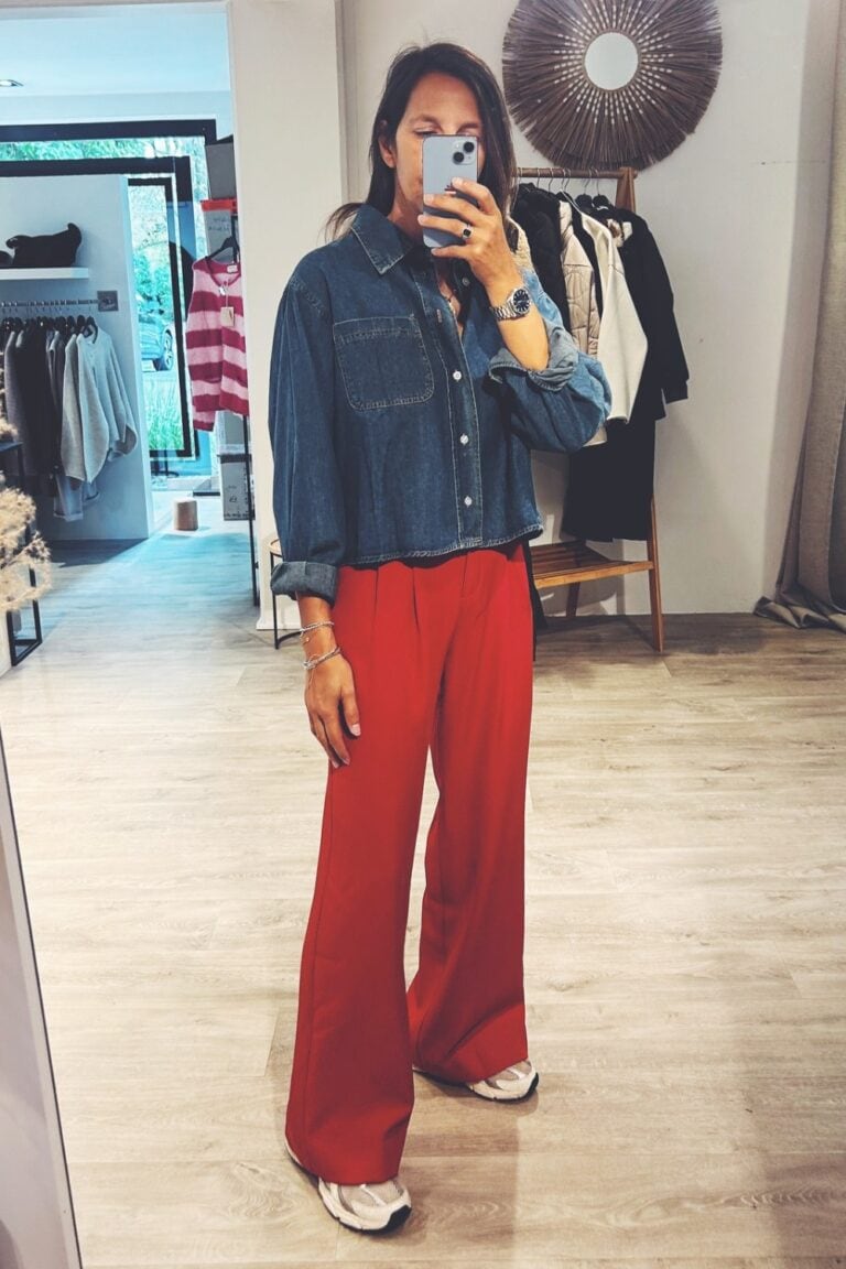 20 Stunning Red Pants Outfit Ideas That'll Make You Stand Out