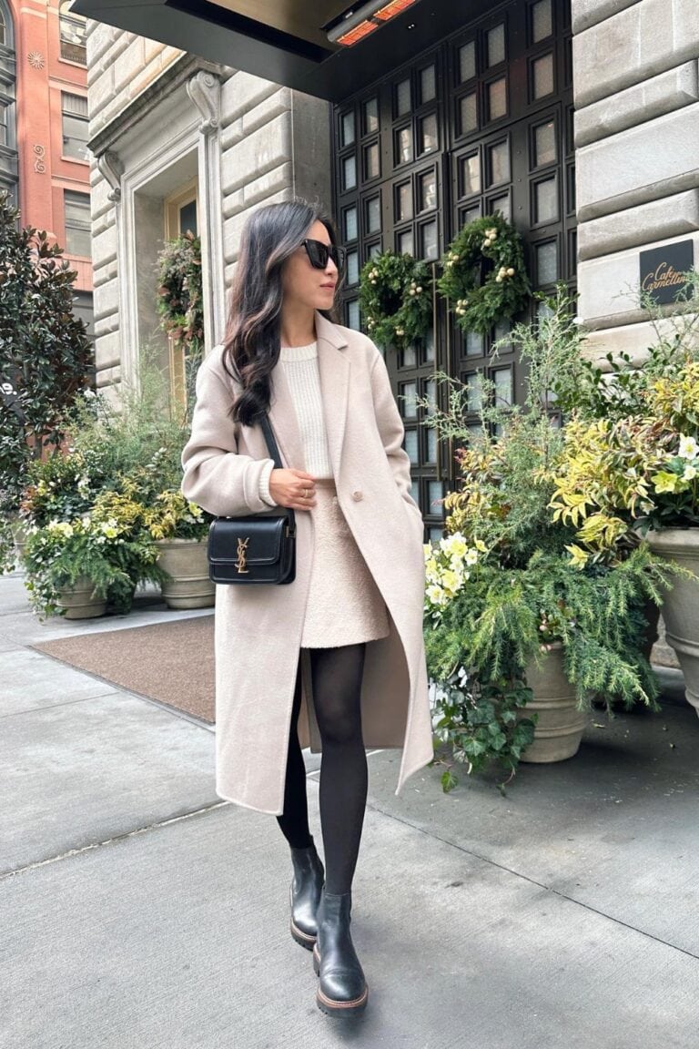 24 Long Coat Outfits That Look So Chic and Put Together